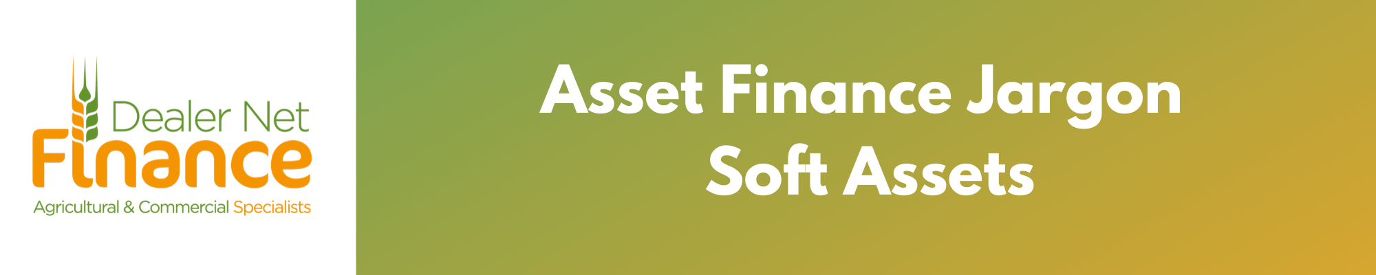 Asset Finance Jargon: Soft Assets – Dealer Net Finance